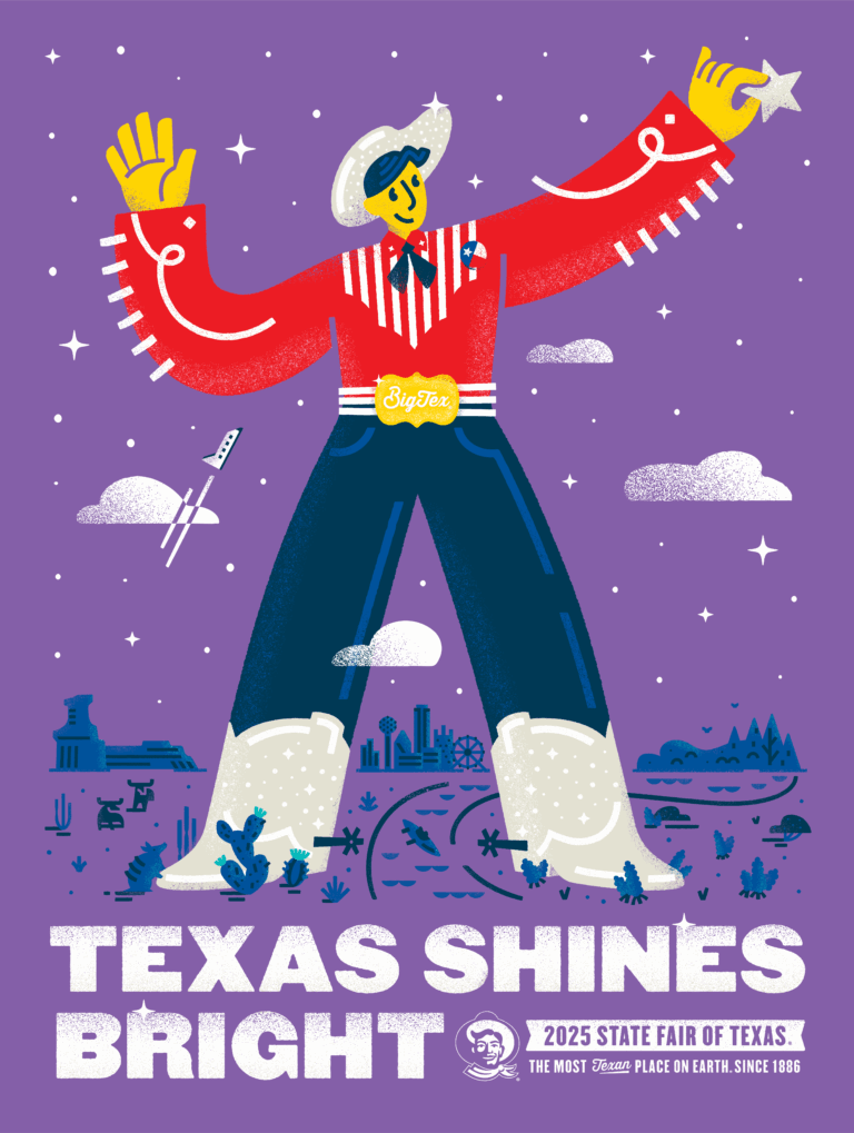 State Fair of Texas Unveils 2025 Commemorative Theme Art, “Texas Shines ...