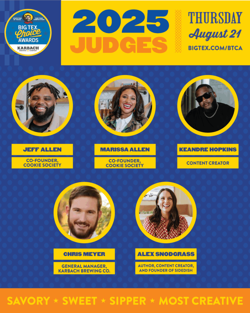 Celebrity Judges Announced for 2025 Big Tex Choice Awards | State Fair of Texas
